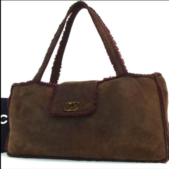 CHANEL | Bags | Authentic Chanel 542672 Cc Mark Handbag Mouton | Poshmark